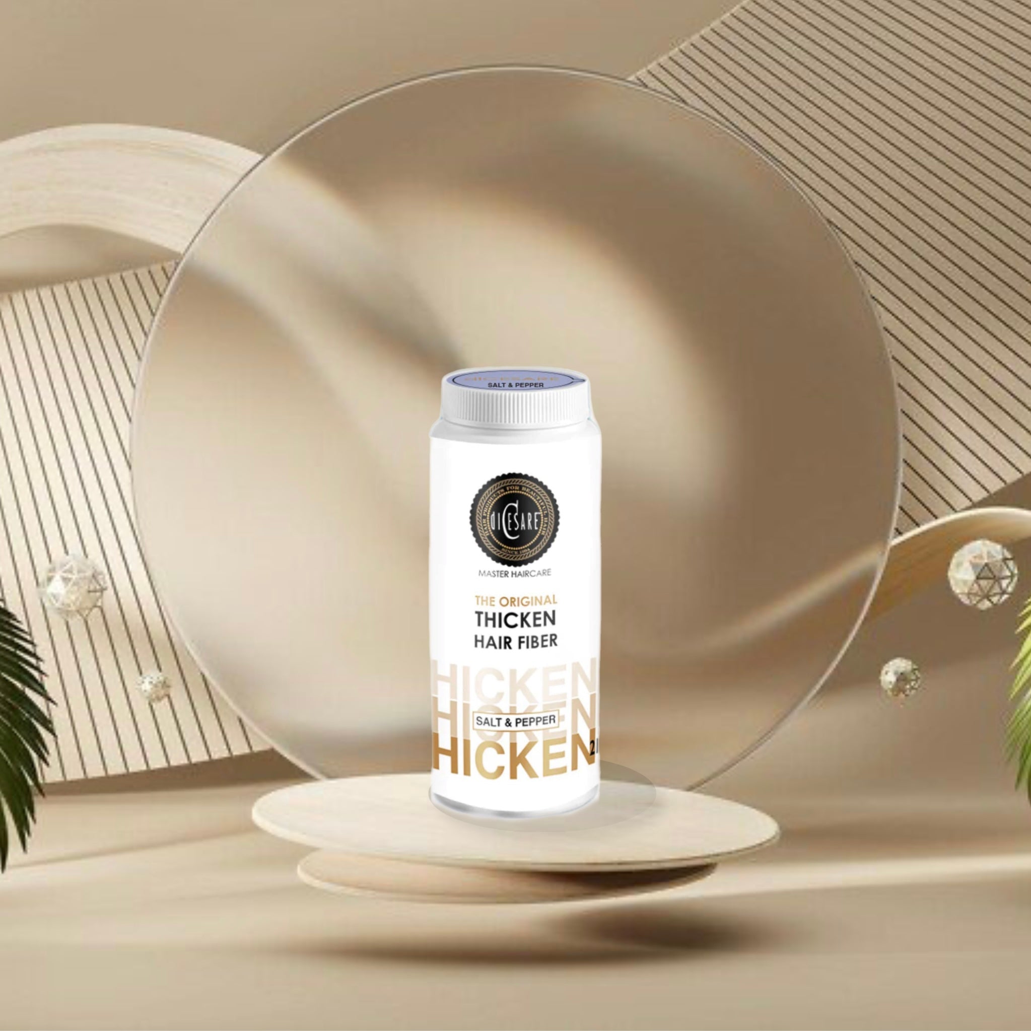 Thicken Hair Fiber -Salt & Pepper- – Michael diCesare Beauty
